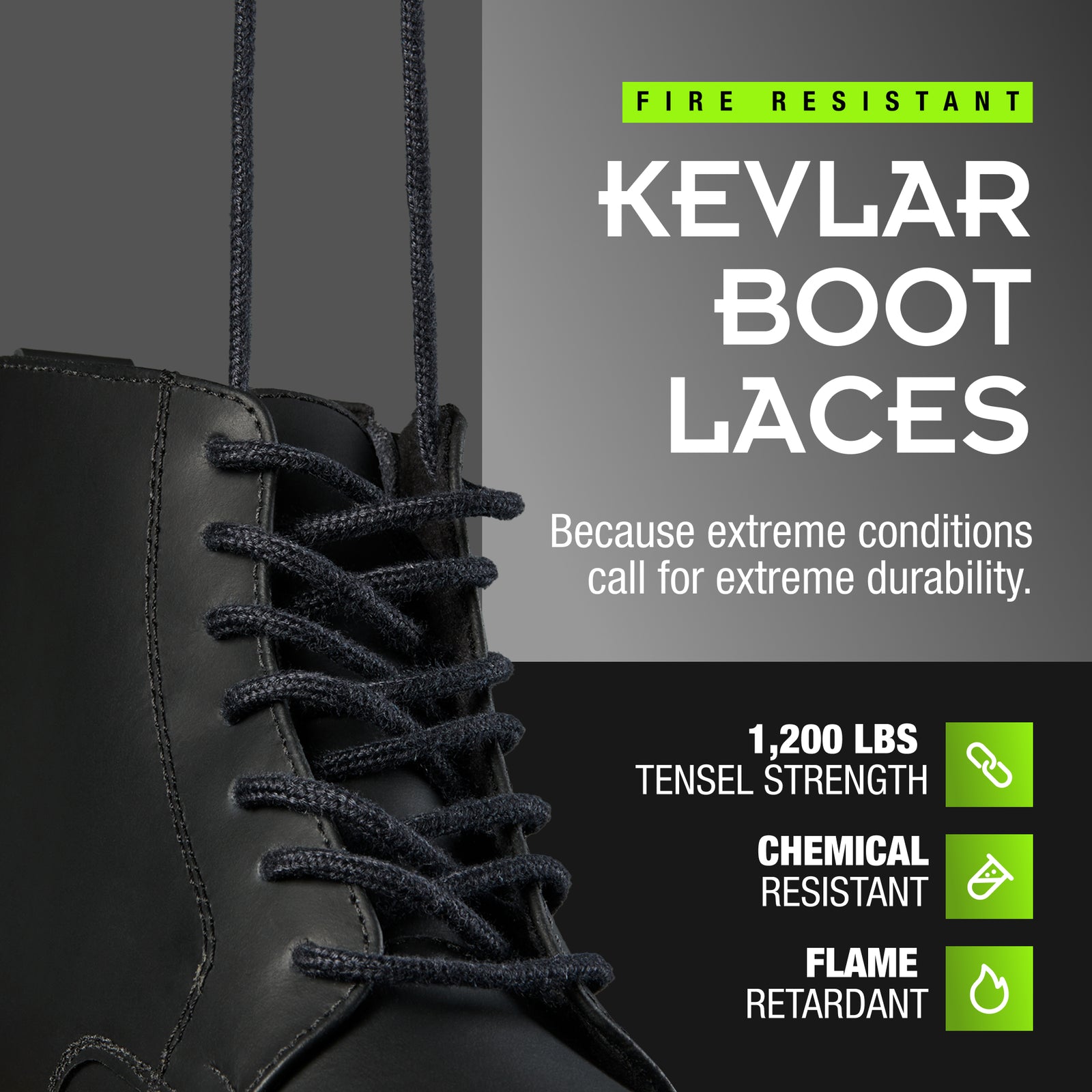 Griffin Brands Official Site ® - 100% DuPont Kevlar™ Boot Laces