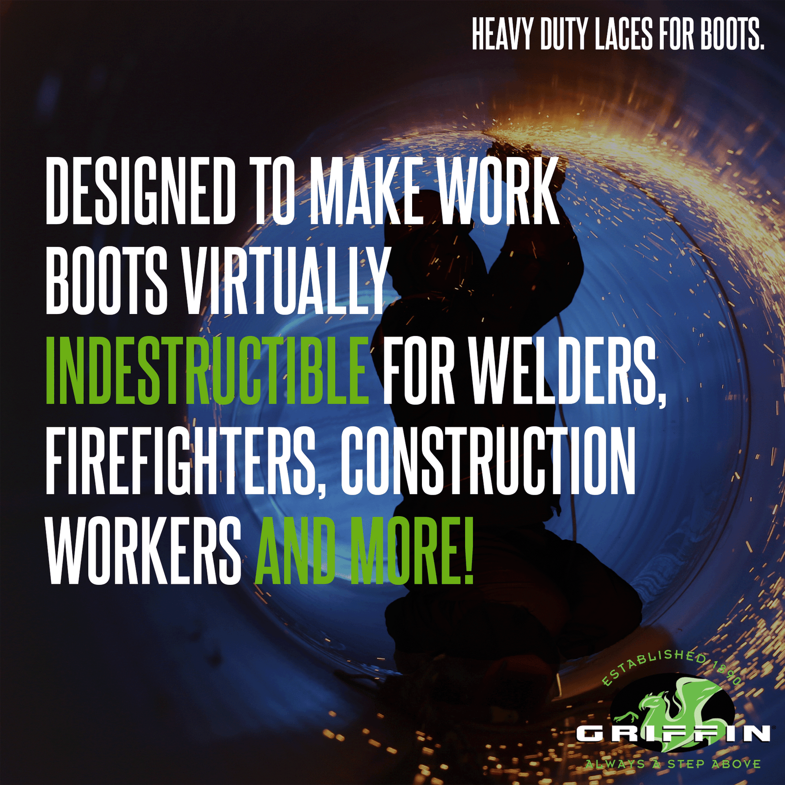 Griffin Brands Official Site ® - 100% DuPont Kevlar™ Boot Laces
